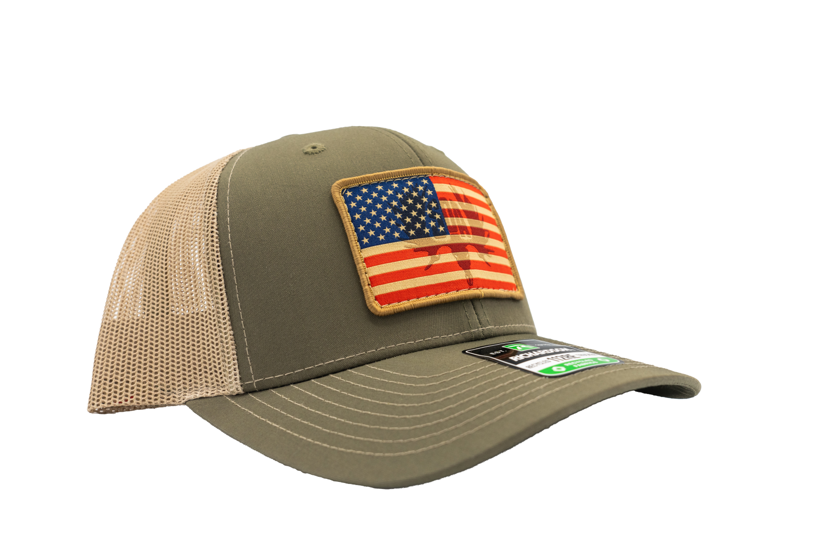 SOA American Flag Patch Hat - Light Olive/Tan – Steves Outdoor Adventure Store